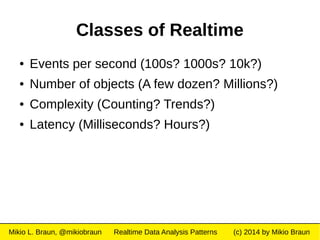 Realtime Data Analysis Patterns | PDF | Databases | Computer Software ...