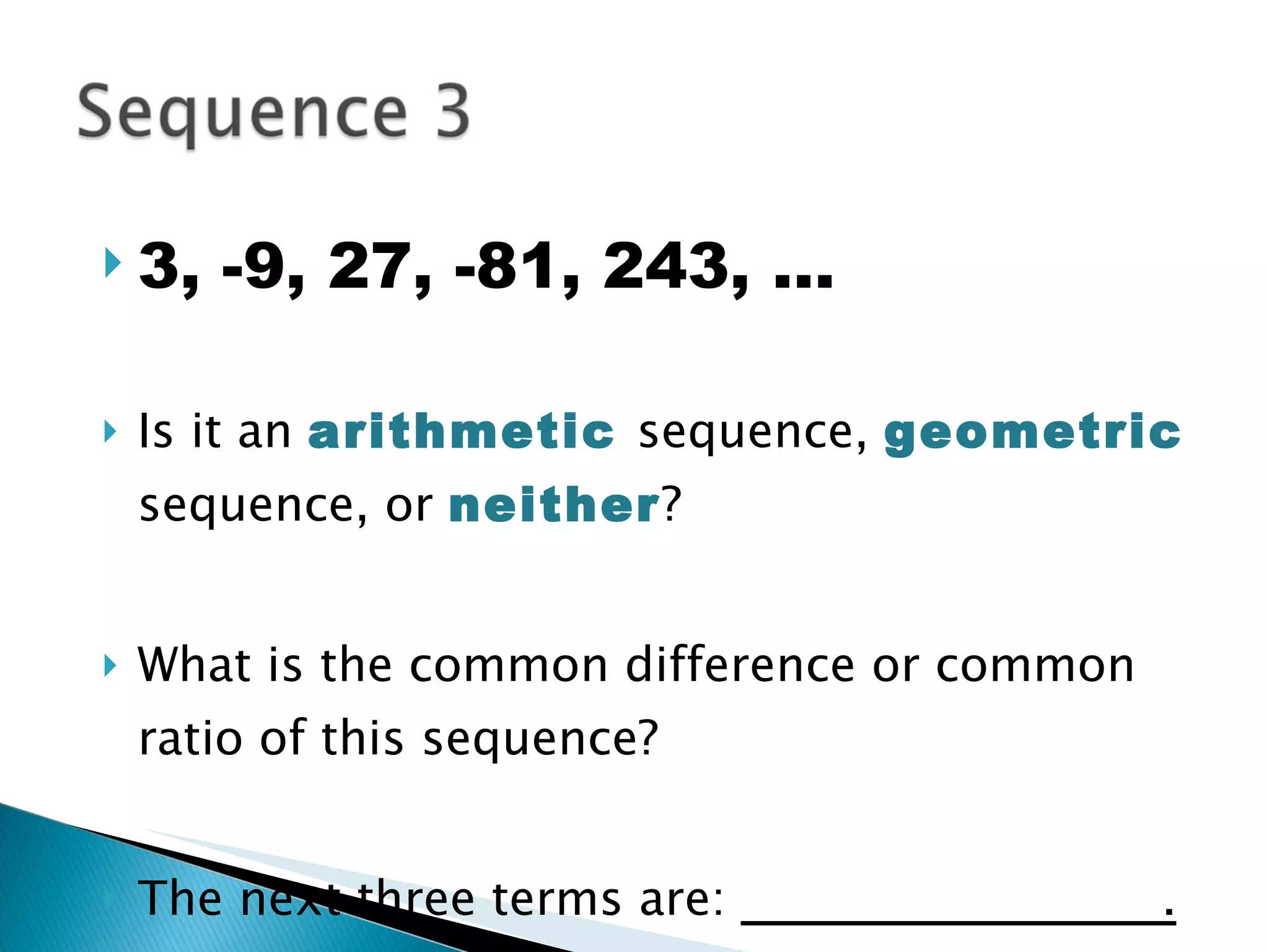 Patterns and sequences | PPT