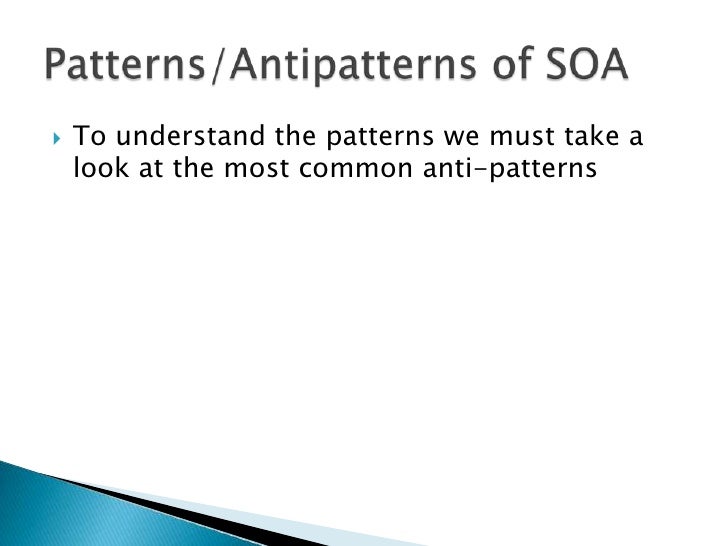 Patterns&Antipatternsof SOA