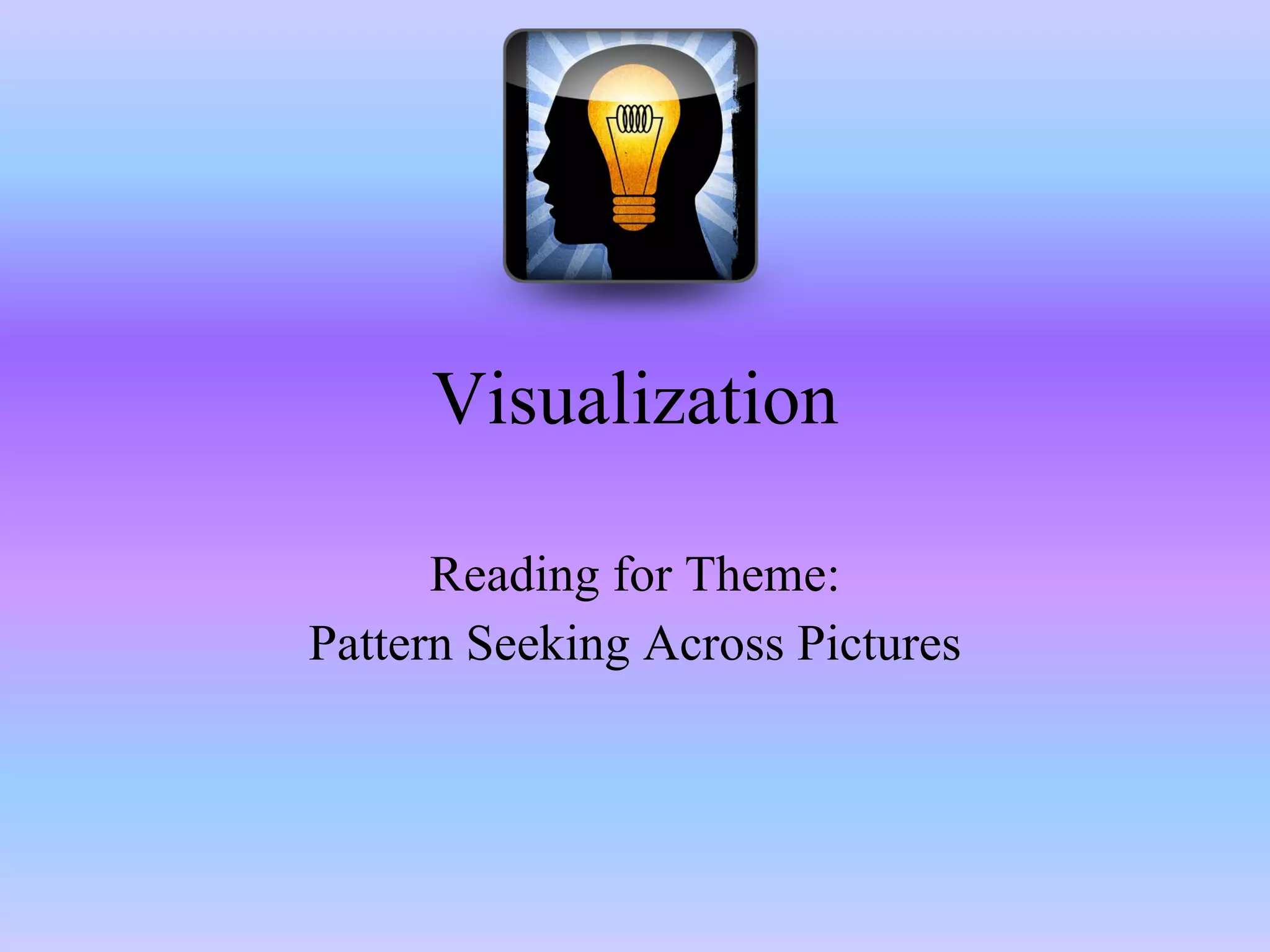 Pattern seeking across pictures | PPT