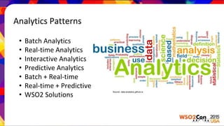 WSO2Con USA 2015: Patterns for Deploying Analytics in the Real World | PPTX