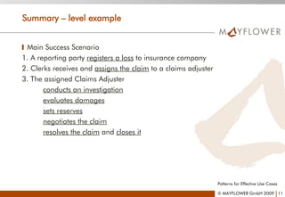 Patterns For Effective Use Cases | PDF