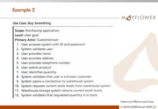 Patterns For Effective Use Cases | PDF