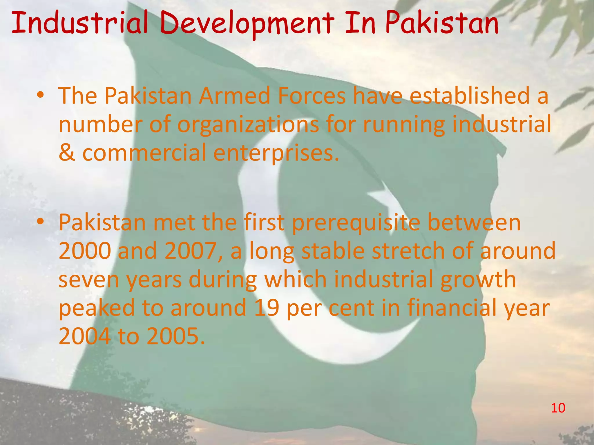 Patterns & growth of pakistan industrial sector | PPTX | Industrial ...