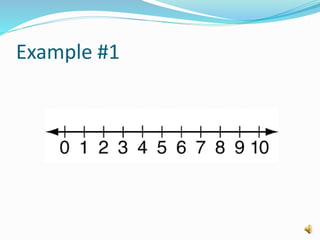 Patterns in a number line