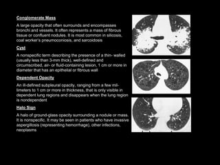Patterns in HRCT chest | PPTX