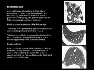 Patterns in HRCT chest | PPTX