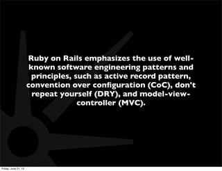 Patterns in Rails | PPT