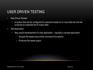 Patterns in Testing | PPT