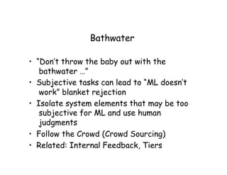 Patterns (and Anti-Patterns) for Developing Machine Learning Systems | PDF