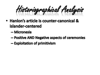 Patterns Of Colonial Rule In Micronesia | PPTX