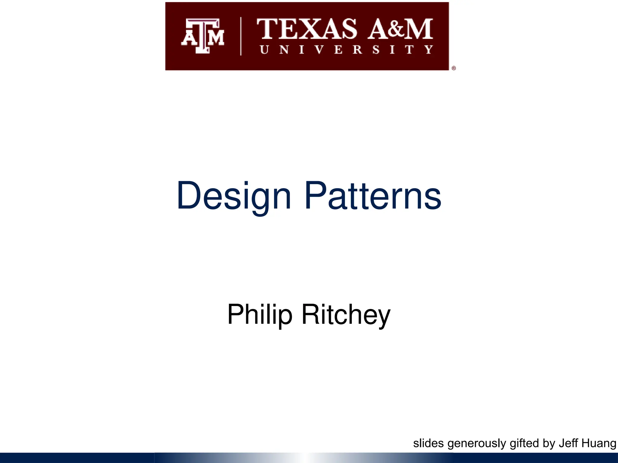 Patterns of Design, as Presented by Ritchey | PPT