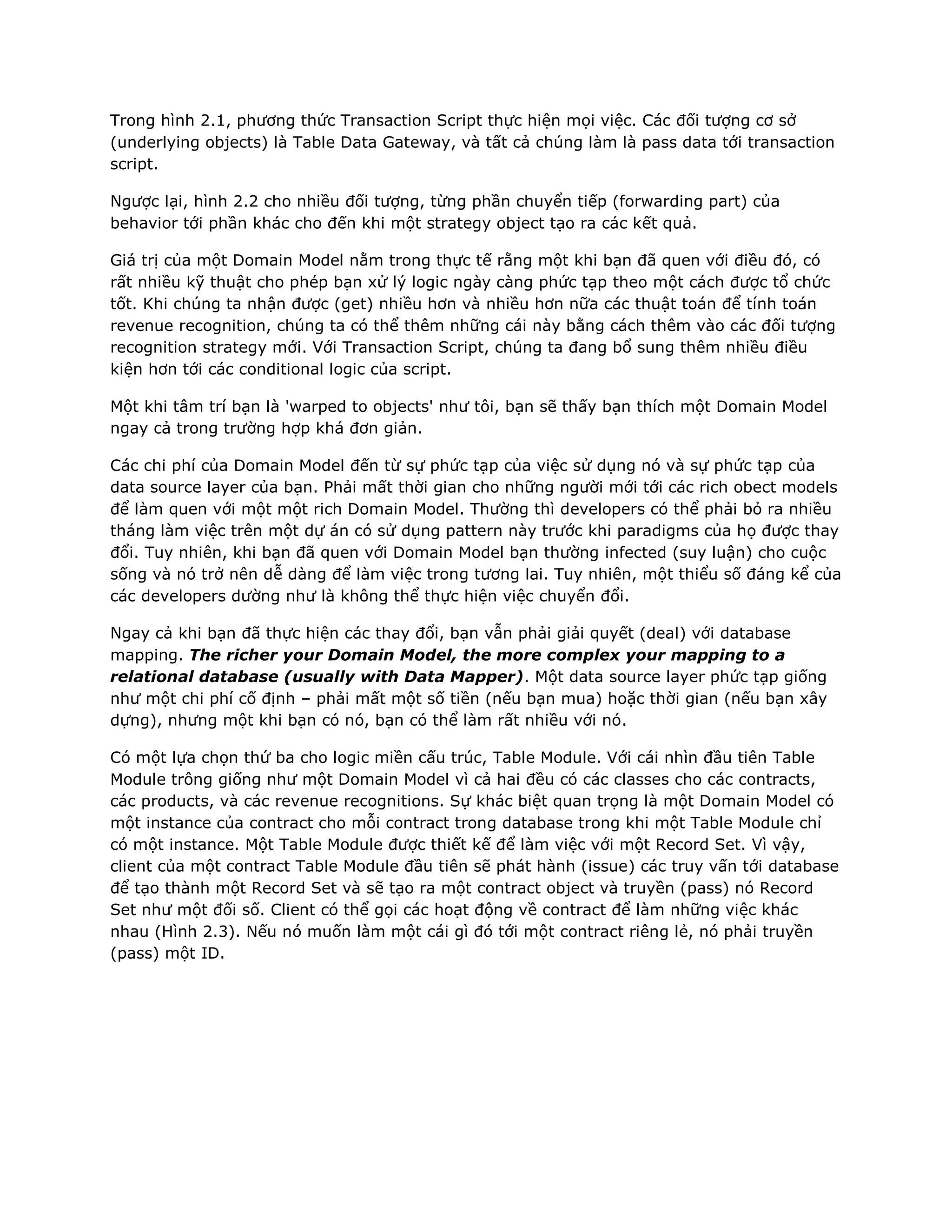 Patterns of enterprise application architecture_VN_Drapt | PDF