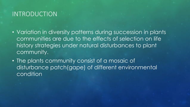 Patterns of environment variation in species | PDF