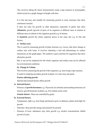 Patterns of growth and development pdf | PDF