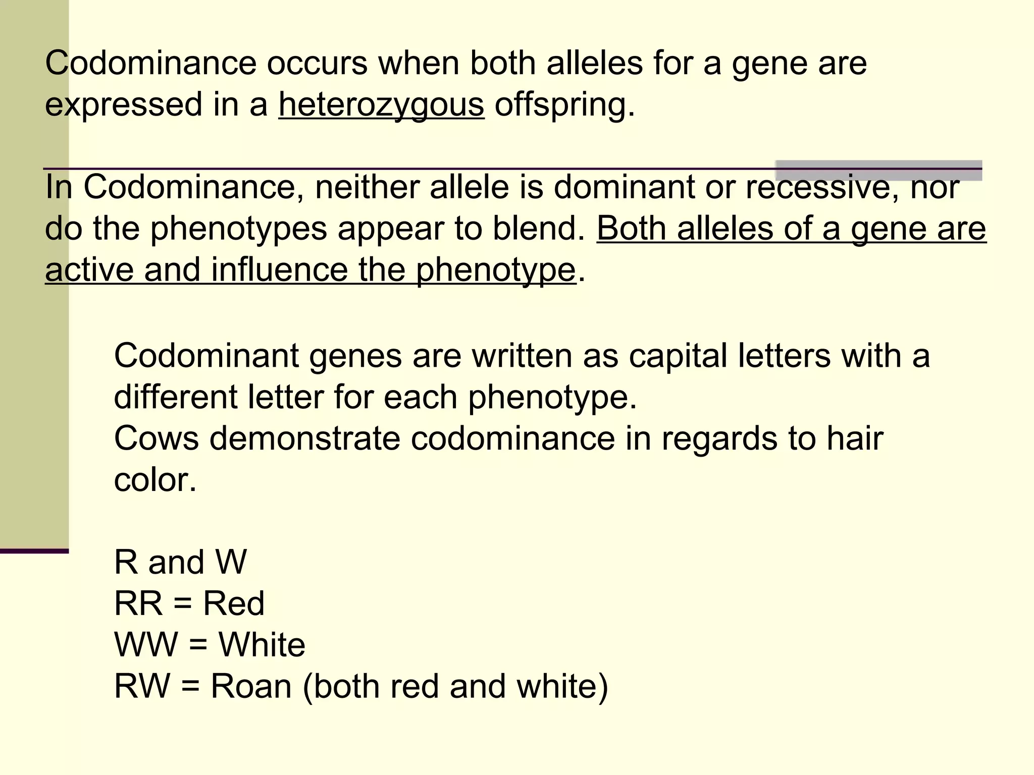 Patterns of heredity and human genetics | PPT