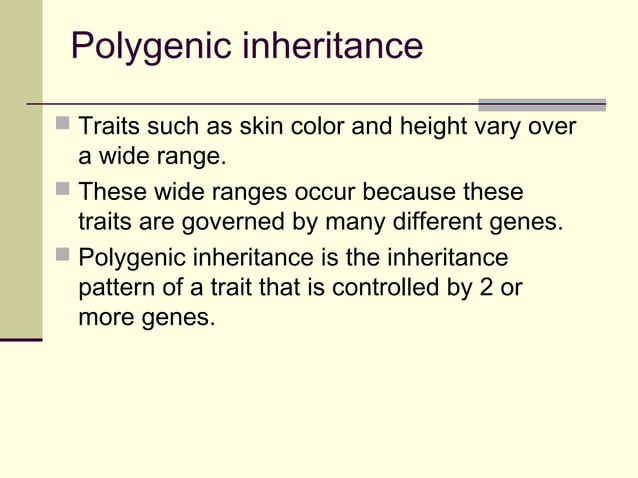 Patterns of heredity and human genetics | PPT