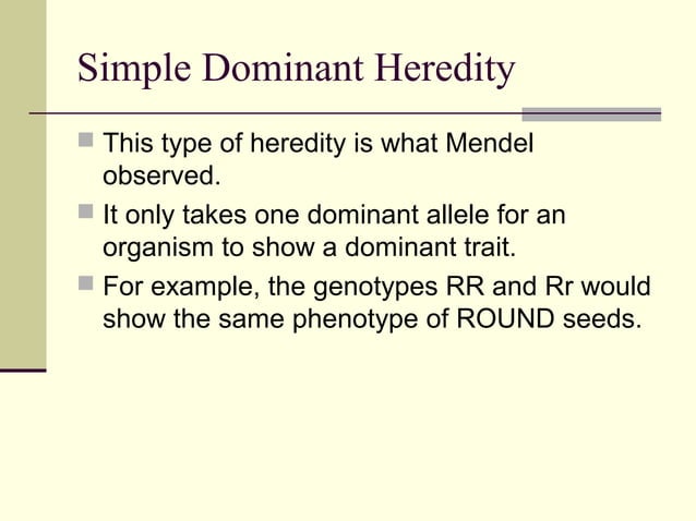 Patterns of heredity and human genetics | PPT
