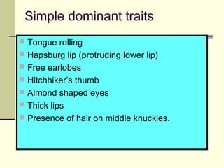 Patterns of heredity and human genetics | PPT