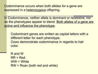 Patterns of heredity and human genetics | PPT