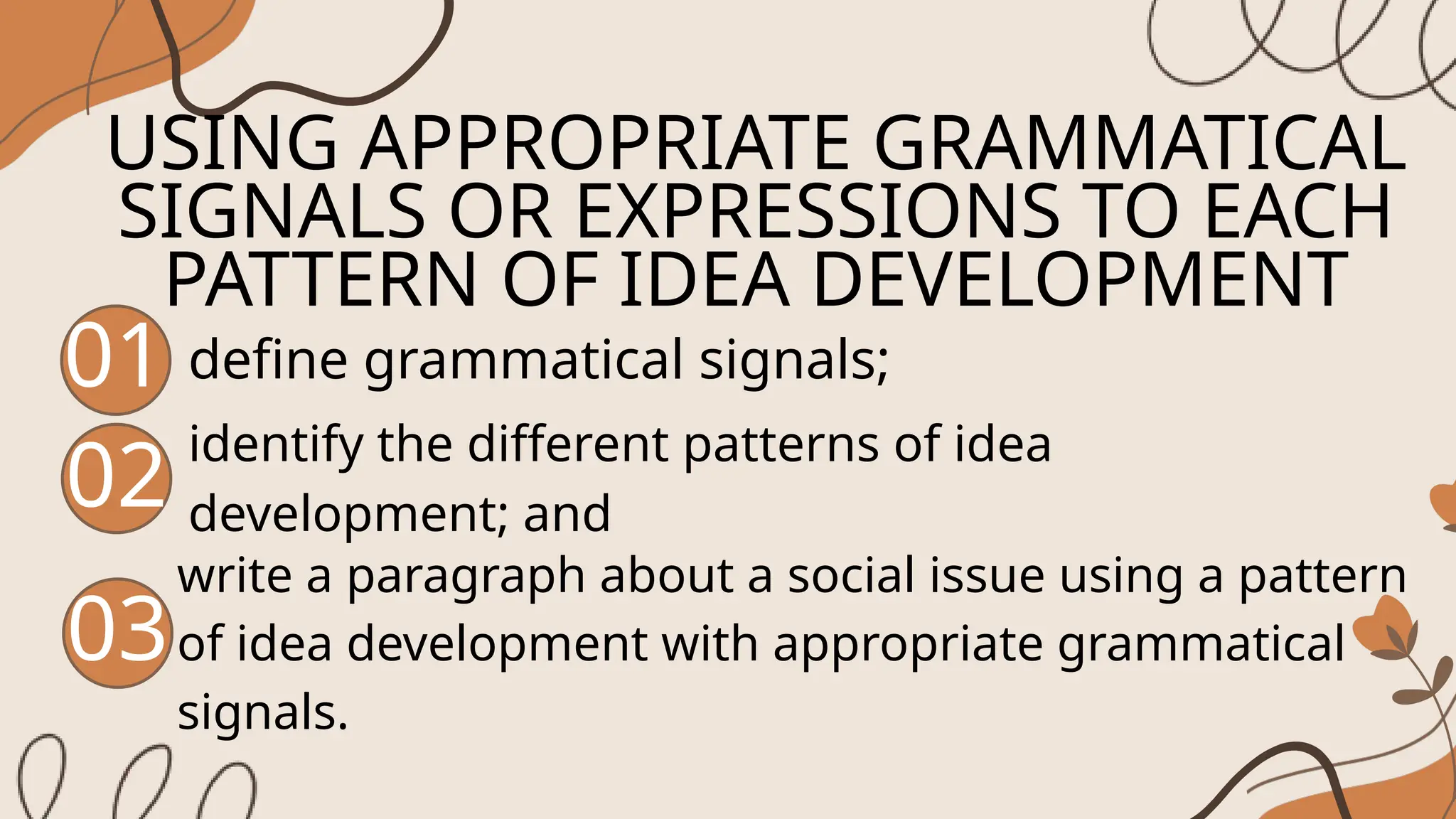 English 8, Quarter 1, Lesson 3: Patterns of Idea Development.pptx