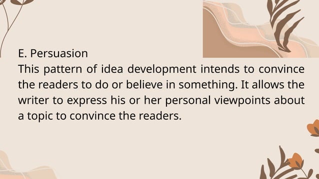 English 8, Quarter 1, Lesson 3: Patterns of Idea Development.pptx