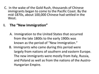 Patterns Of Immigration | PPT