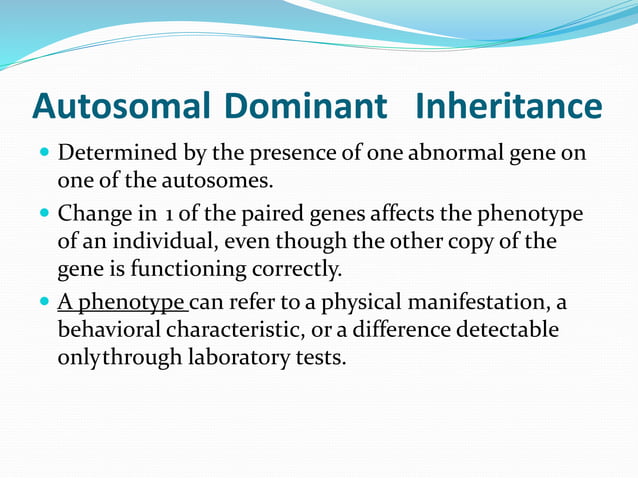 Patterns of inheritance | PPTX