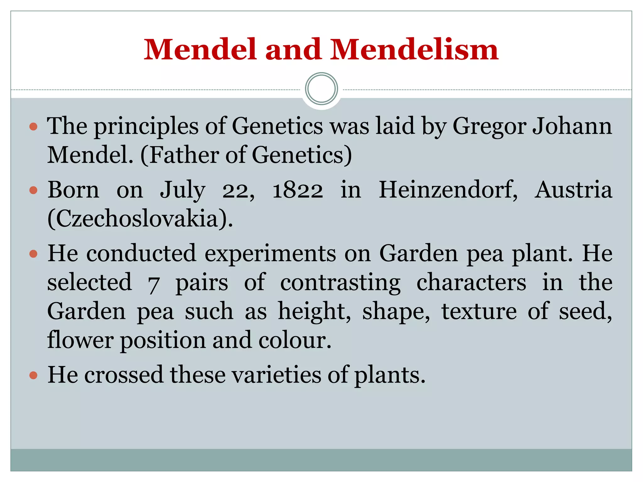 Patterns of Inheritance (Genetics) | PPTX