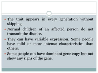 Patterns of Inheritance (Genetics) | PPTX