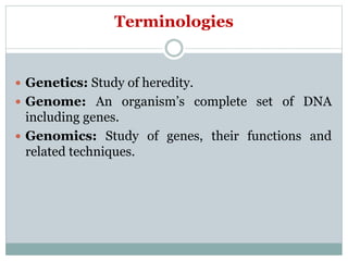 Patterns of Inheritance (Genetics) | PPTX