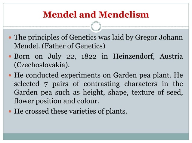 Patterns of Inheritance (Genetics) | PPTX
