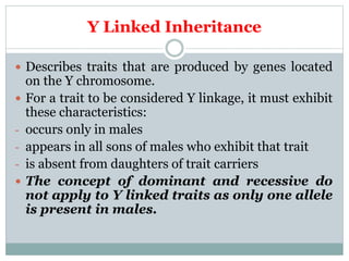 Patterns of Inheritance (Genetics) | PPTX