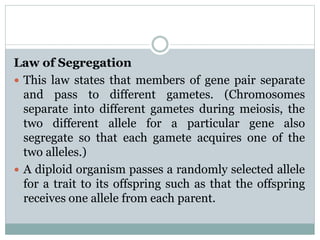 Patterns of Inheritance (Genetics) | PPTX