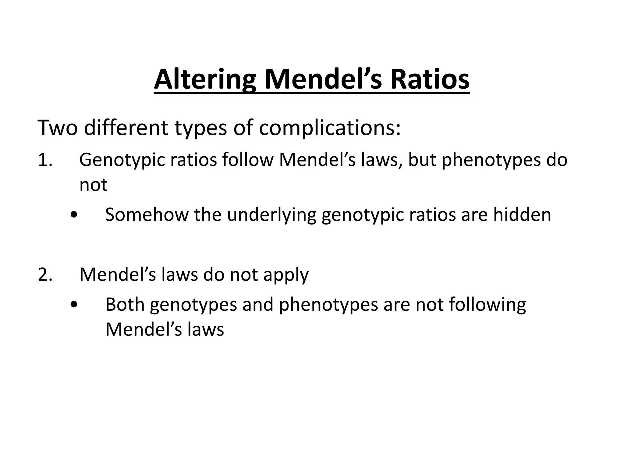 Patterns of inheritance non mendelian inheritance | PPTX