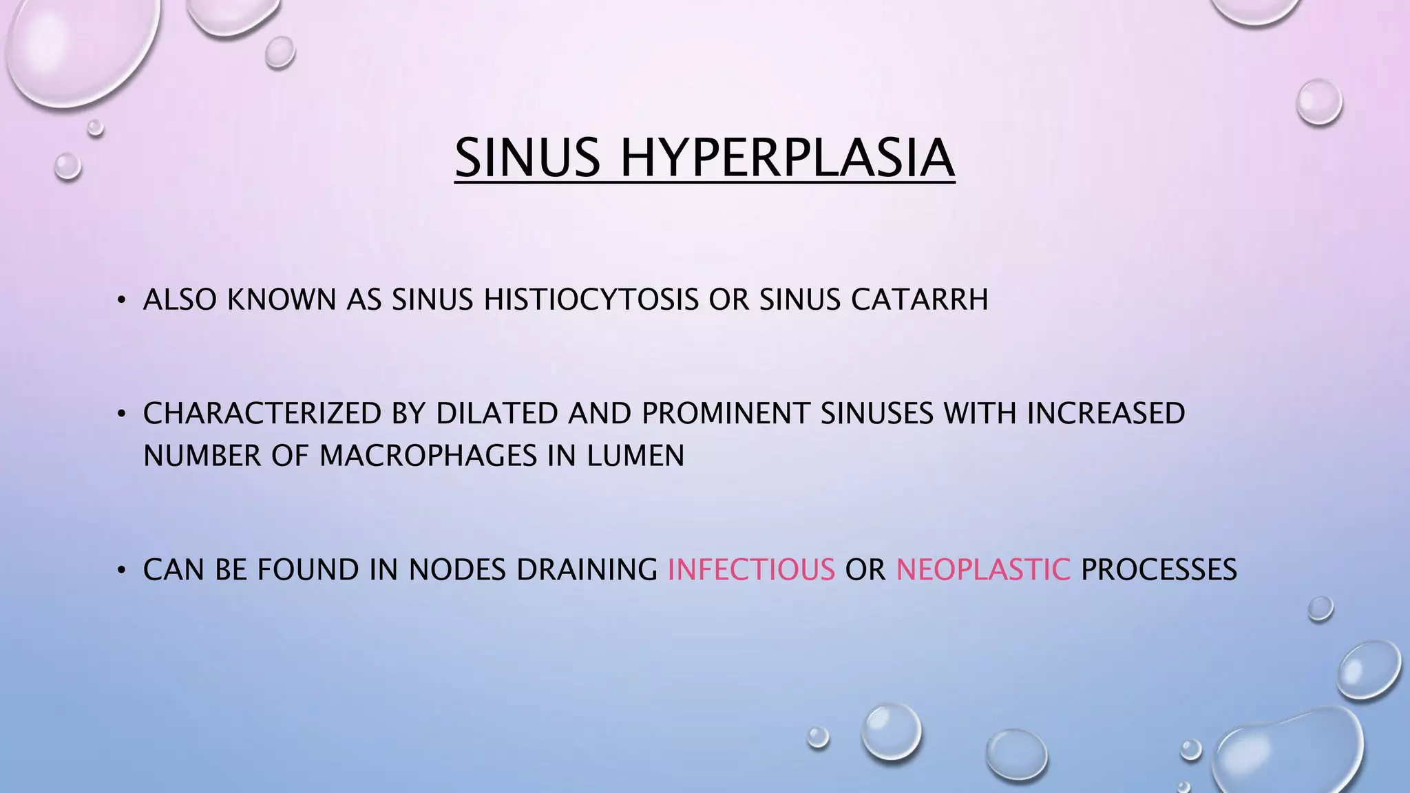 Patterns of lymph node hyperplasia | PPTX