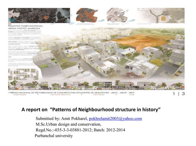Patterns of neighbourhood structure in history | PPTX
