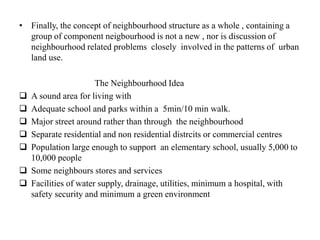 Patterns of neighbourhood structure in history | PPTX