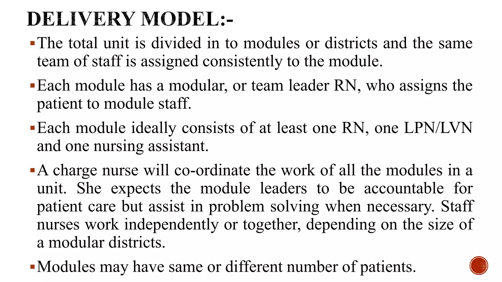 Patterns of Nursing care DELIVERY IN INDIA.pptx