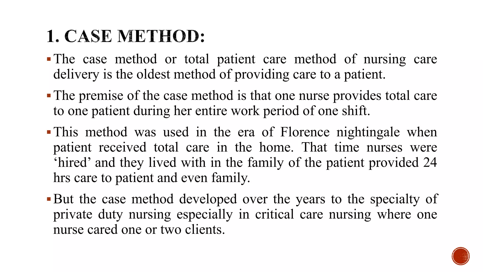 Patterns of Nursing care DELIVERY IN INDIA.pptx