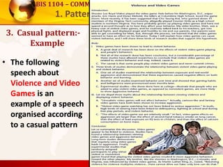 Patterns of organization of speech, and how to lead discussions and ...