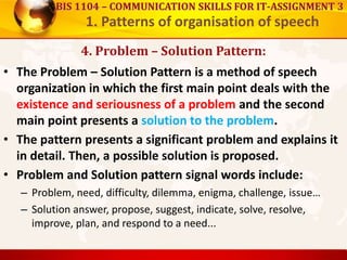 Patterns of organization of speech, and how to lead discussions and ...