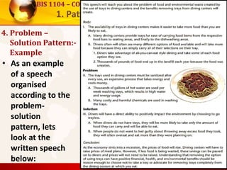Patterns of organization of speech, and how to lead discussions and ...