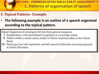 Patterns of organization of speech, and how to lead discussions and ...