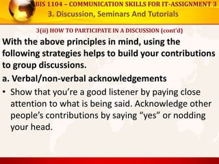 Patterns of organization of speech, and how to lead discussions and ...