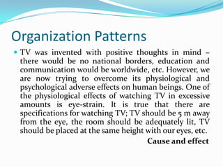 Patterns of organization | PPTX