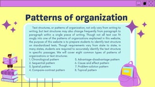 Looking at common patterns of Organization | PDF
