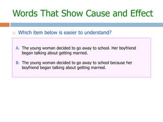 Patterns Of Organization Compare Contrast Cause Effect | PPTX