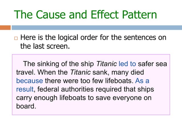 Patterns Of Organization Compare Contrast Cause Effect | PPTX