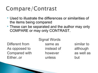 Patterns of organization part 1 | PPT